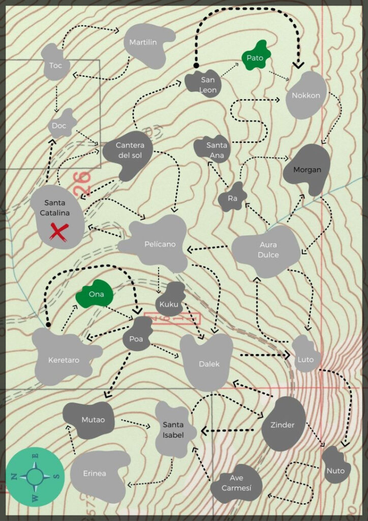 The golden mask Medallia – Map – Escape Virtual